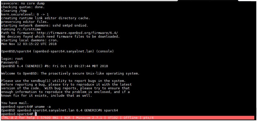 Fun with OpenBSD for SPARC64 | High-Security O/S on 64-bit Sun ...