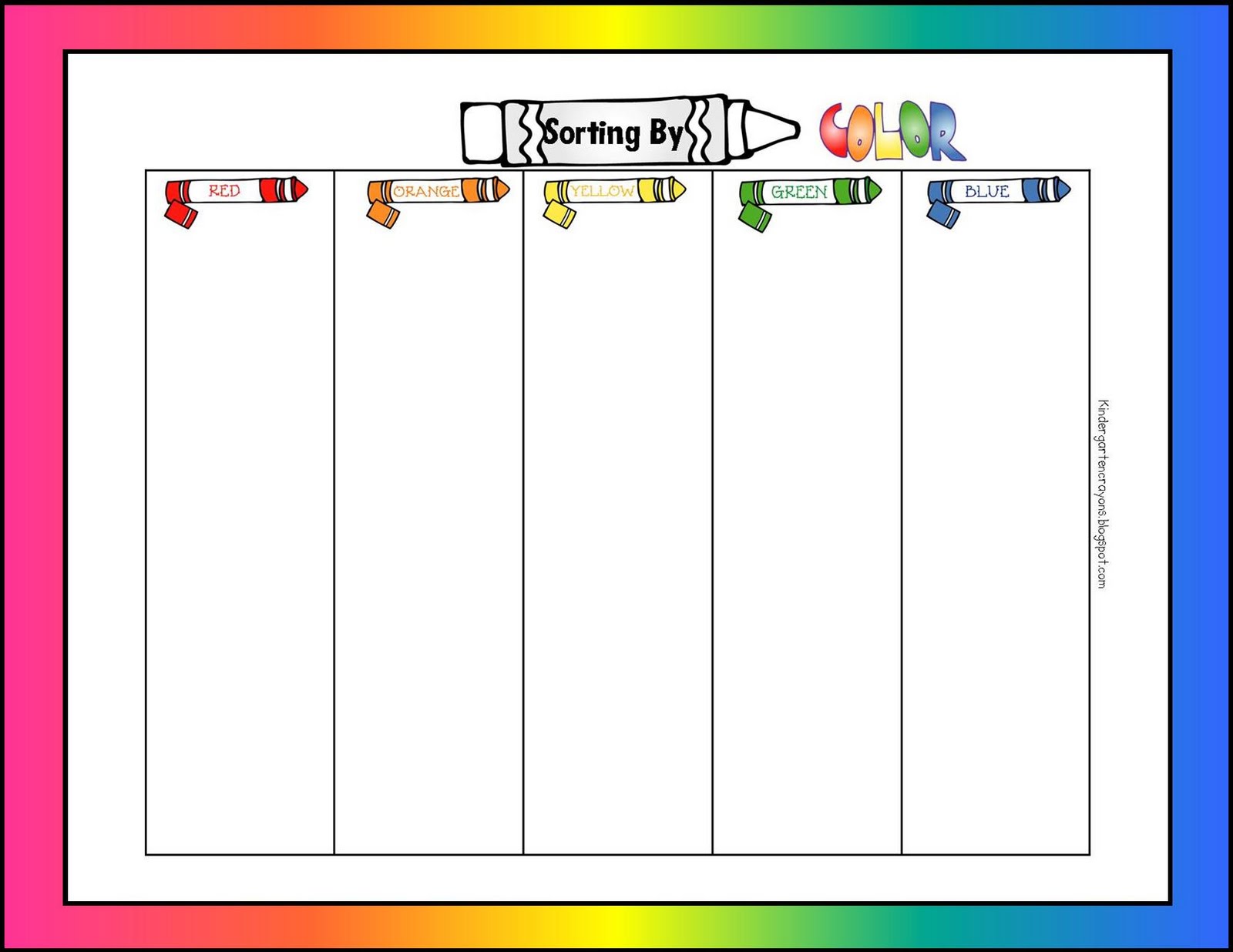Kindergarten Crayons: Math Mats... not for the front door