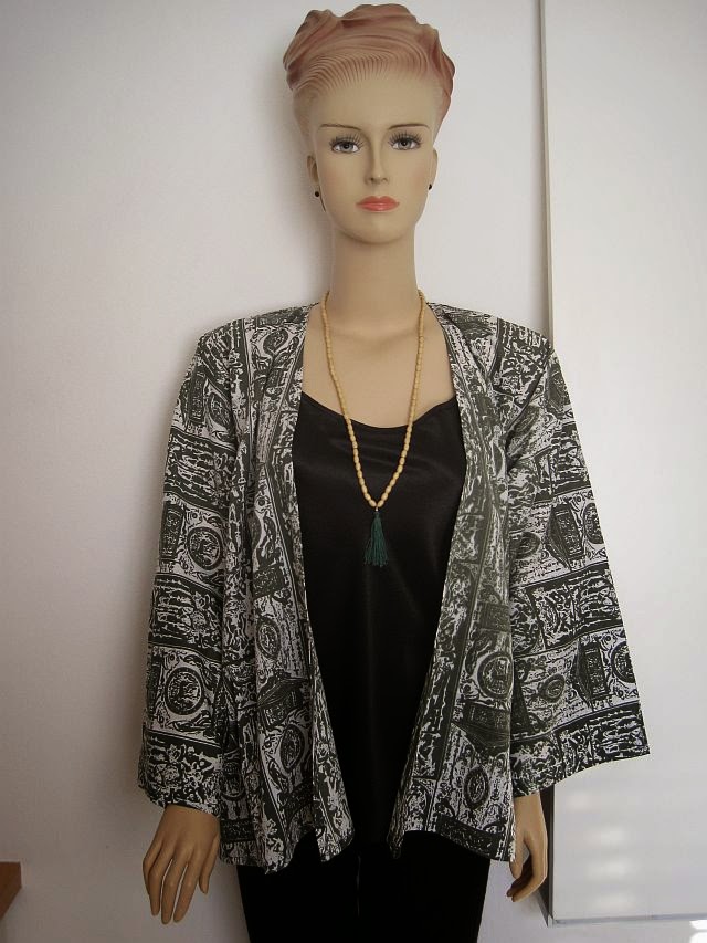 Easy Kimono Jacket Tutorial + FREE Sewing Pattern | Greenie Dresses For ...