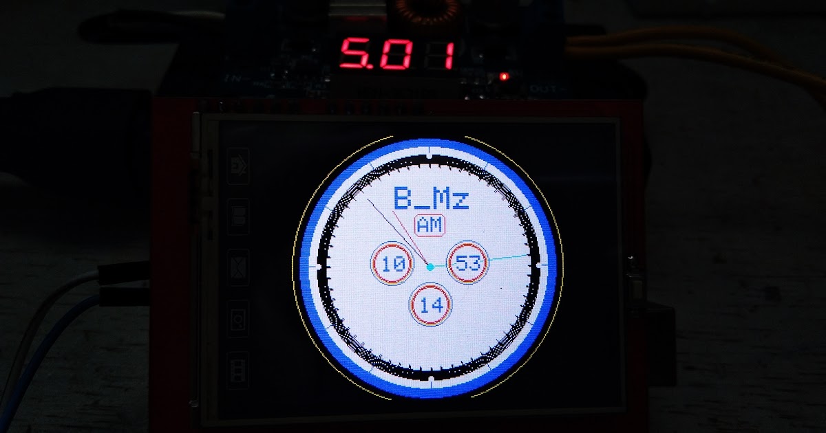 Analog Clock Arduino LCD TFT 2,4 - Dicky B_Mz