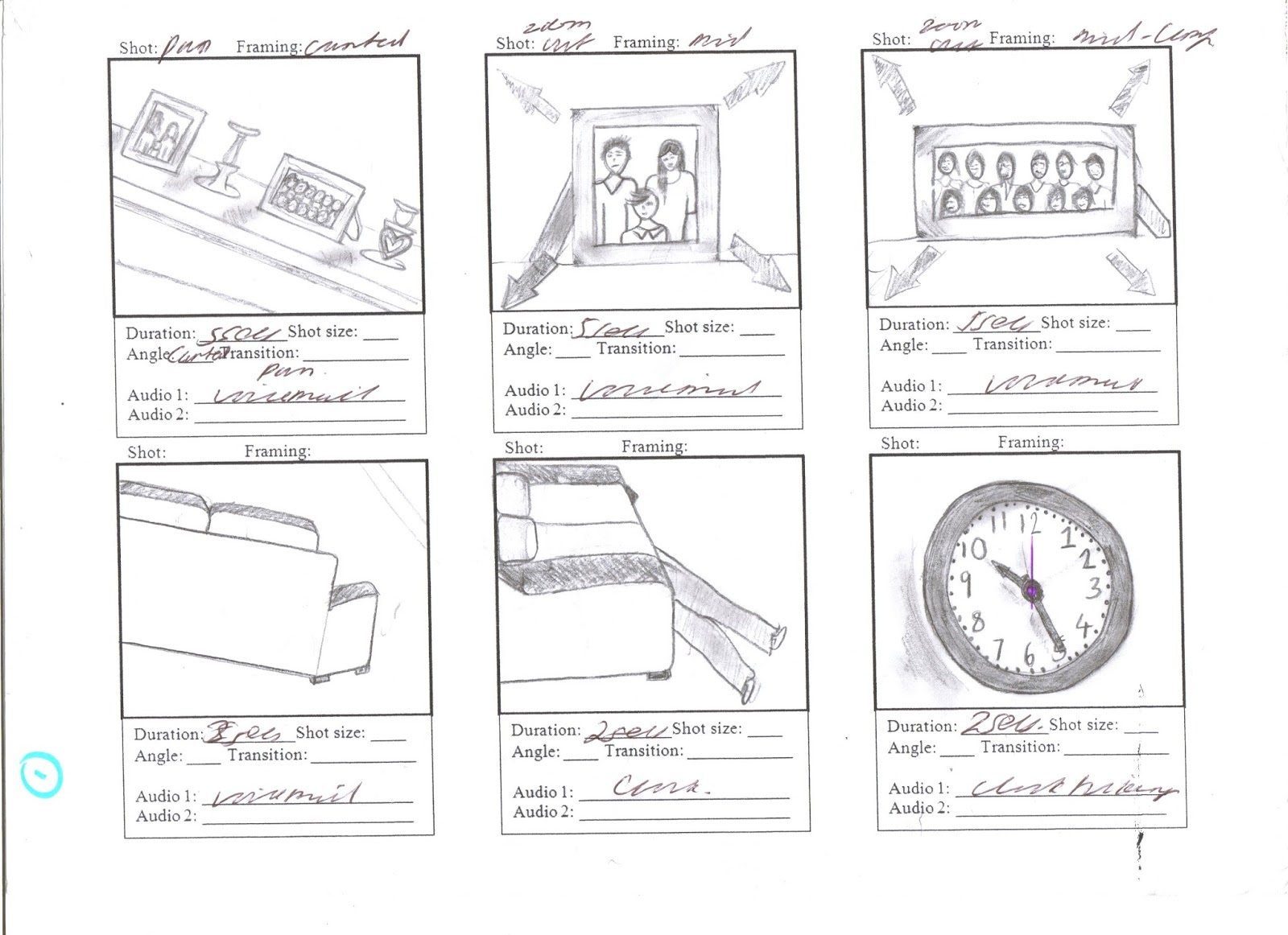 Pre-Production Planning: Storyboard - Aaliyah Media AS