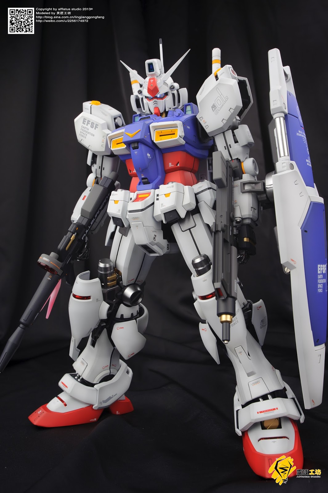 GUNDAM GUY: PG 1/60 Gundam GP01/Fb - Customized Build
