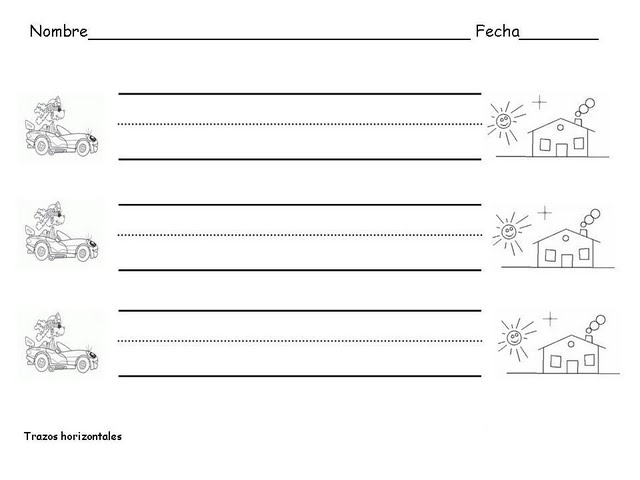 El Blog de Marybel: TRAZOS VERTICALES Y TRAZOS HORIZONTALES