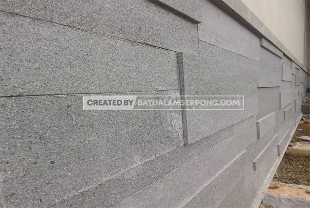 (Proyek) Dinding Batu Andesit di Batu Ceper Tangerang - JUAL BATU ALAM ...