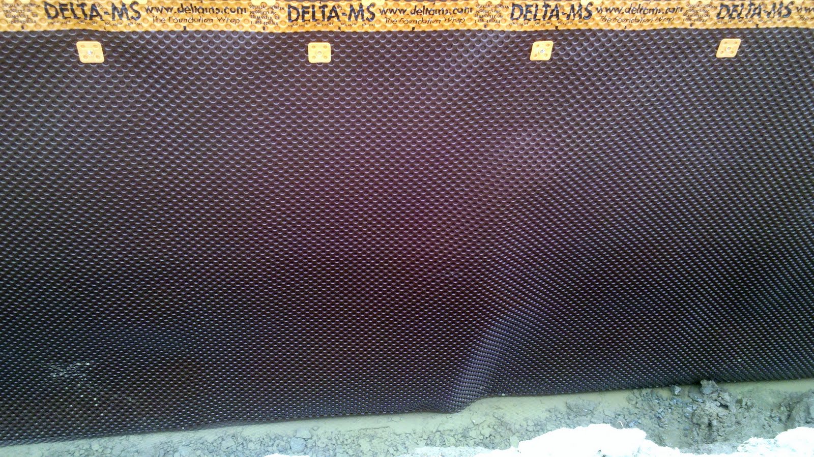 Building a NAPLES with Ryan Homes OHIO: Foundation Wrap and Waterproofing