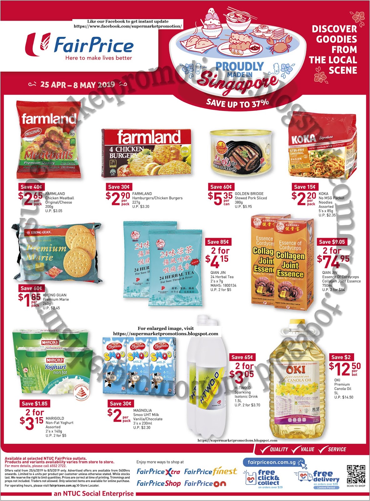 NTUC FairPrice Made In Singapore 25 April - 08 May 2019 ~ Supermarket ...
