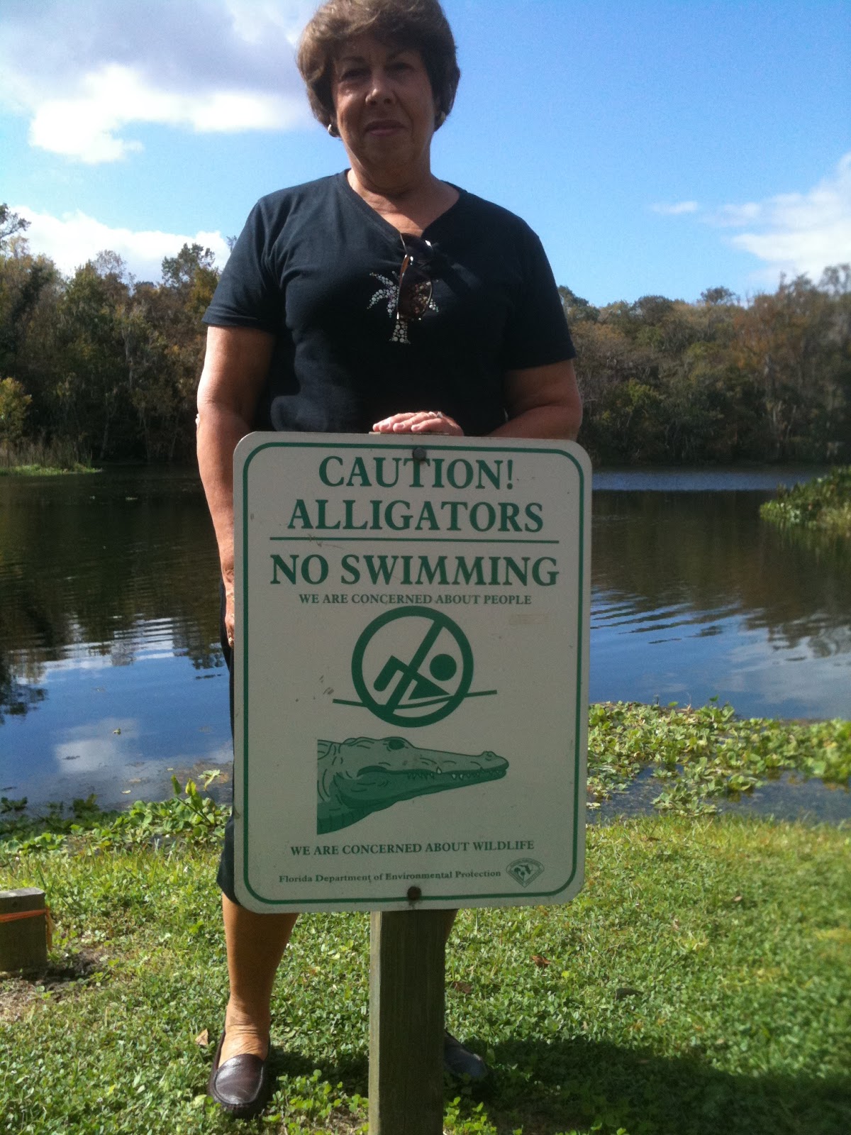 Bergs On Great Escape: "Gators are Swamp Swimmers" or "Be careful where ...