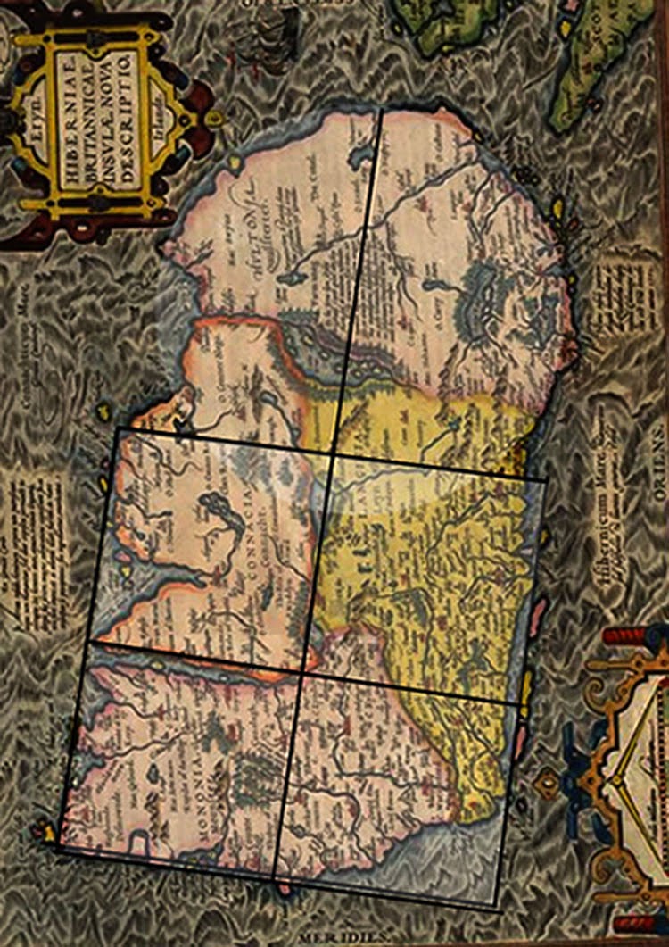 Mabinogion Astronomy: Geometry in Irish Maps