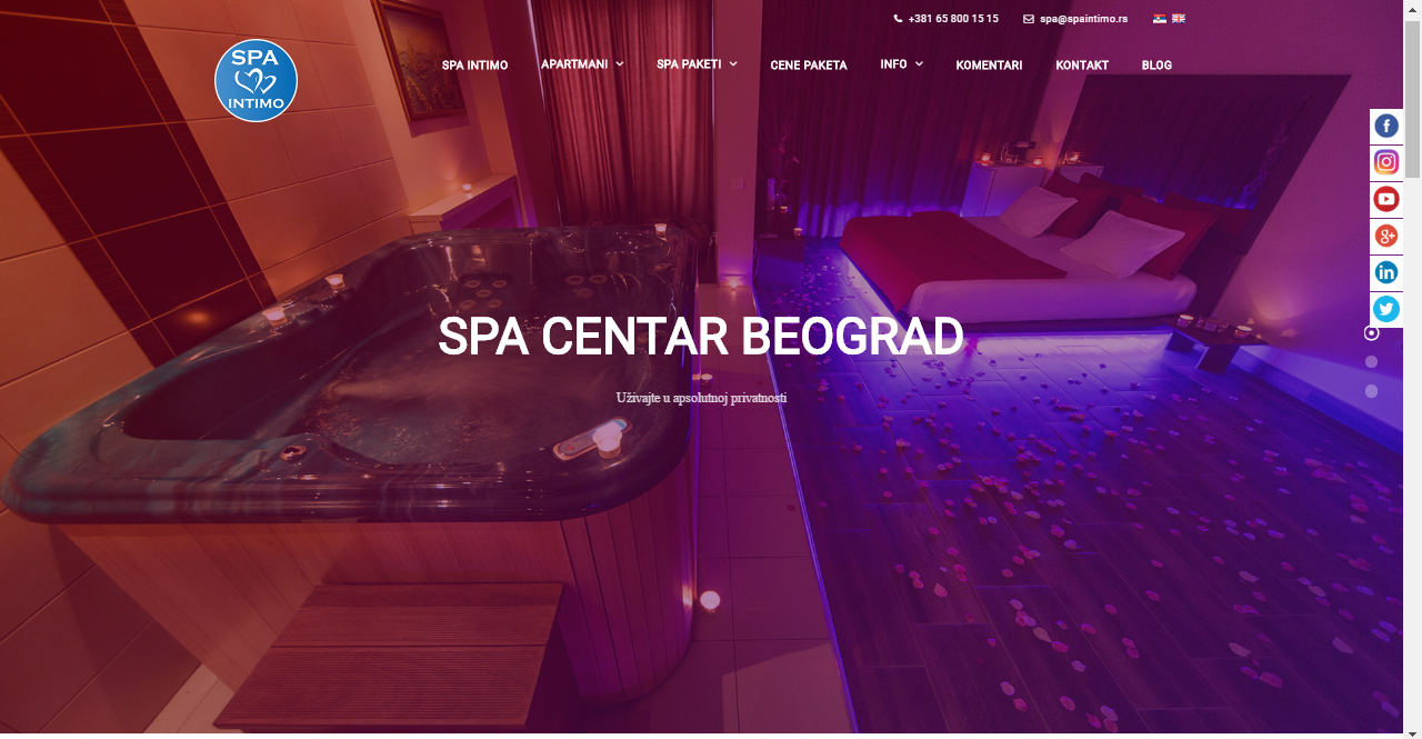 Top 100 sajtova: Analiza sajta Spa Intimo