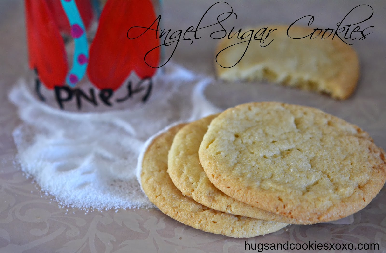 ANGEL SUGAR COOKIES - Hugs and Cookies XOXO