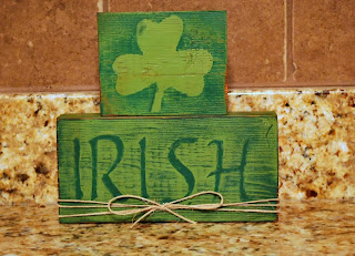 Mama's Crafts: Irish Block for St. Patrick's Day...