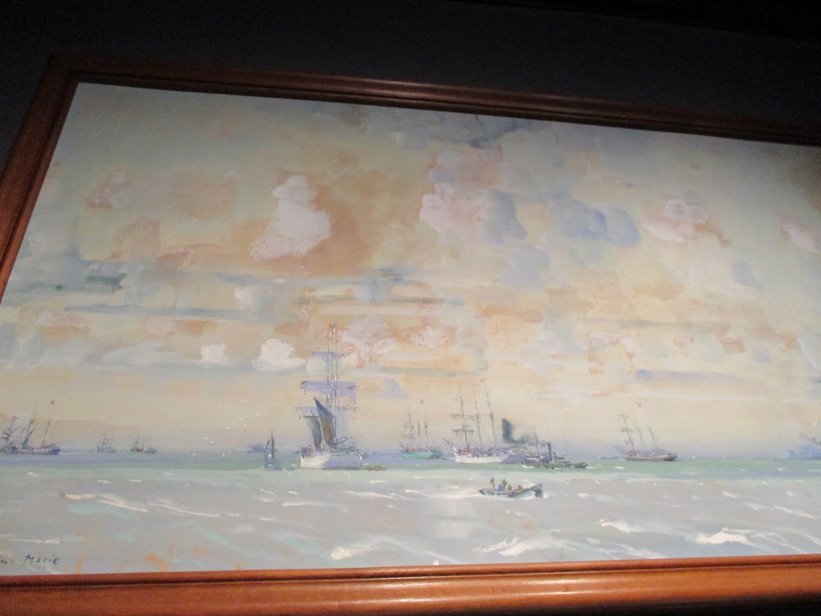 historic-marine-france: Marin-Marie ( 1901-1987)peintre officiel de la ...