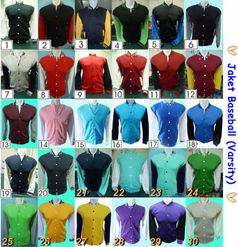 Apa itu Jaket Varsity / Baseball | Konveksi Sidoarjo