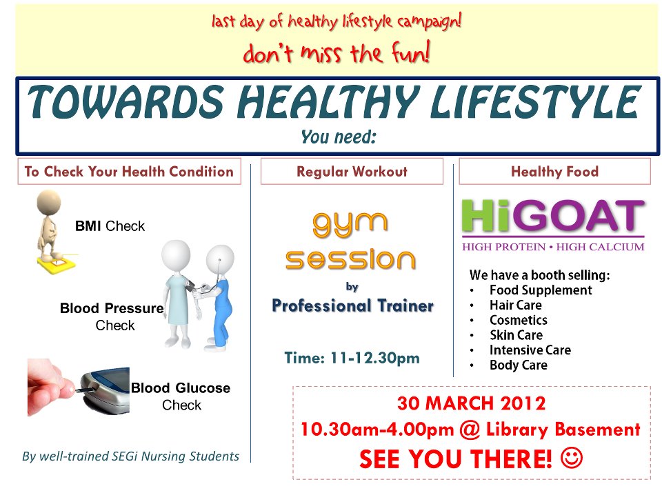 Healthy Lifestyle Campaign ~ News Chaser