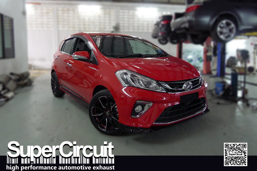SUPERCIRCUIT Exhaust Pro Shop: DYNO Proven Gen3 Perodua Myvi tuned ...