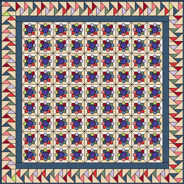 Flying Geese Quilt Border at Evelyn Bromley blog
