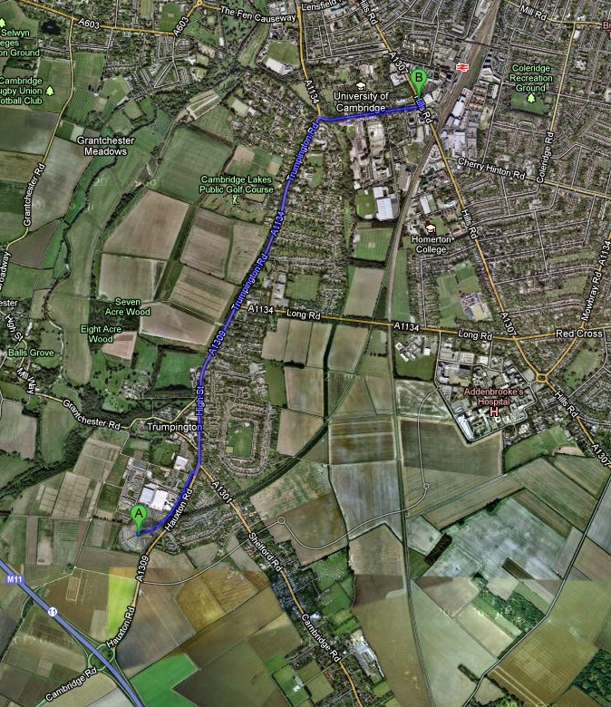 RadWagon: South Cambridge Guided Busway Cyclepath