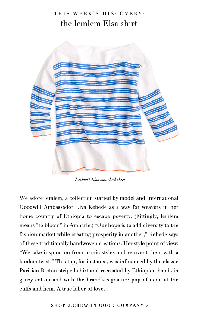 J.Crew Aficionada: J.Crew Email: This week's discovery {From Ethiopia ...