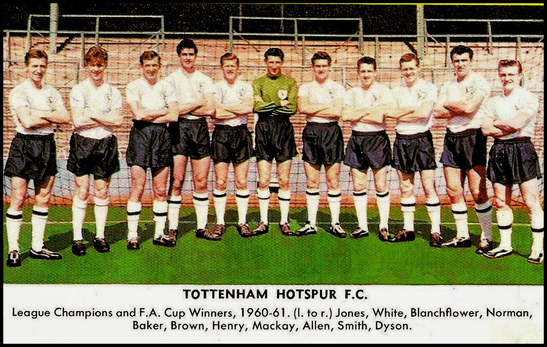 TOTTENHAM HOTSPUR en la temporada 1960-61 Campeón de Liga y Copa