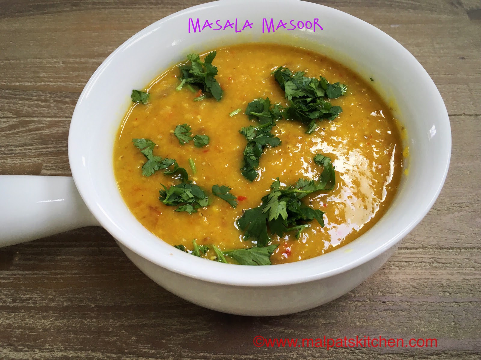 MASALA MASOOR, how to make a spicy dhal out of masoor ~ Malpats Kitchen