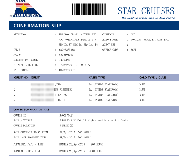 Superstar Virgo Cruise in Manila (Laoag-Kaohsiung-Hongkong)
