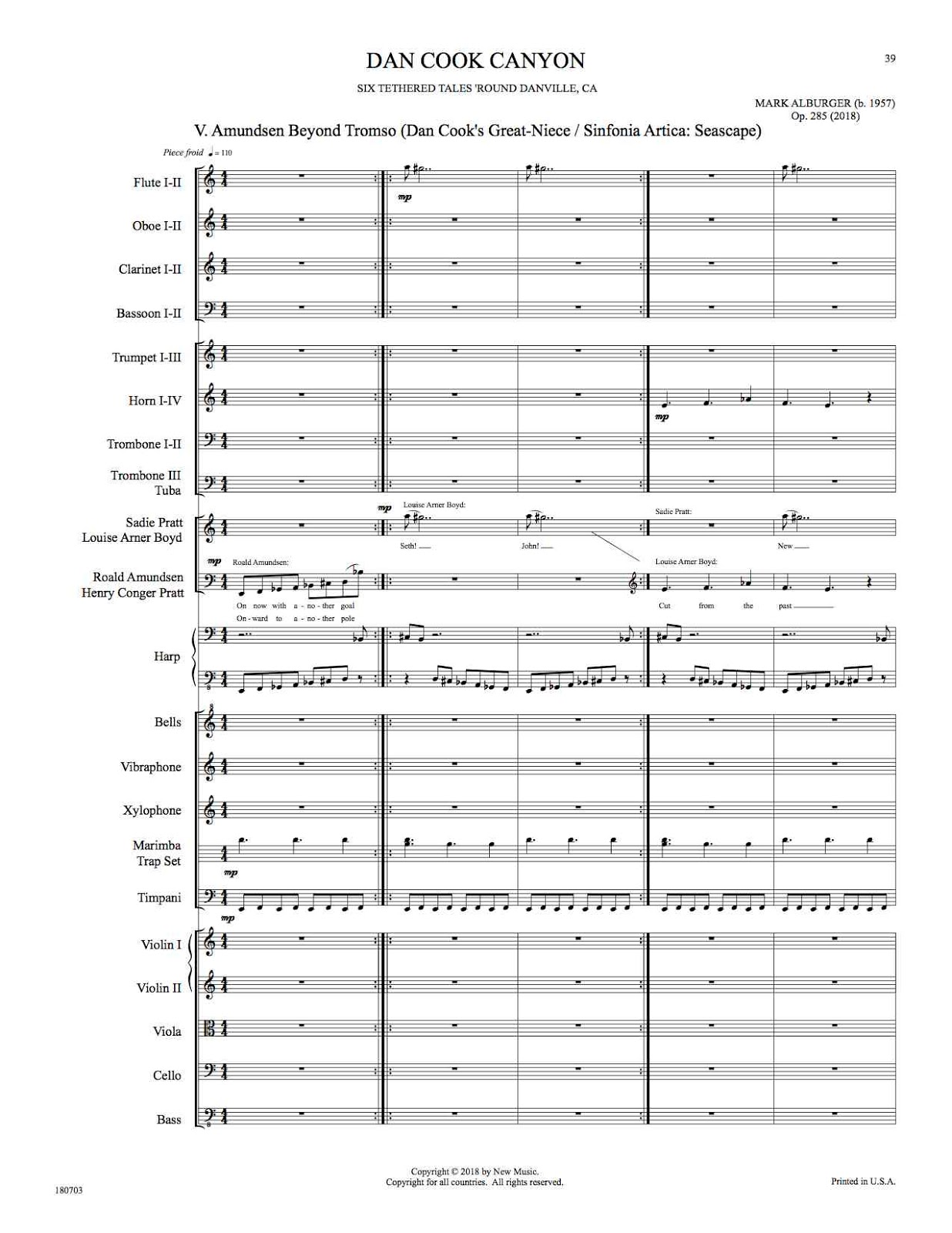 MARK ALBURGER, 2018: August 13 - Change of Venue