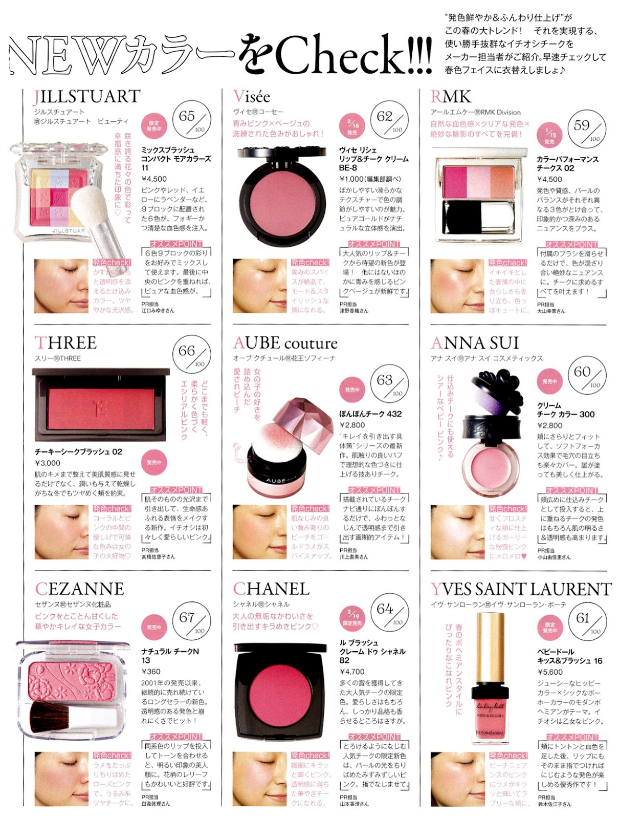 100 Photos About 100 Blushers [ So Lonely in Gorgeous ]