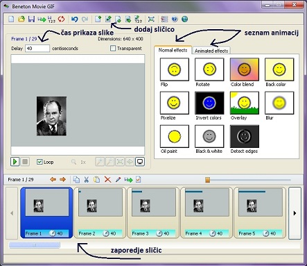 IKT za poučevanje računalništva: e - portfolio: 2 ANIMACIJE IN MISELNI ...