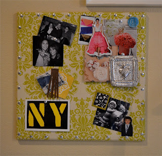 Therapy. Everyone needs some.: DIY Fabric Pin Board