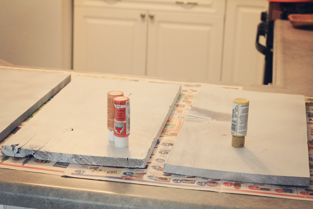 sassafras: painted layers wood sign :: diy