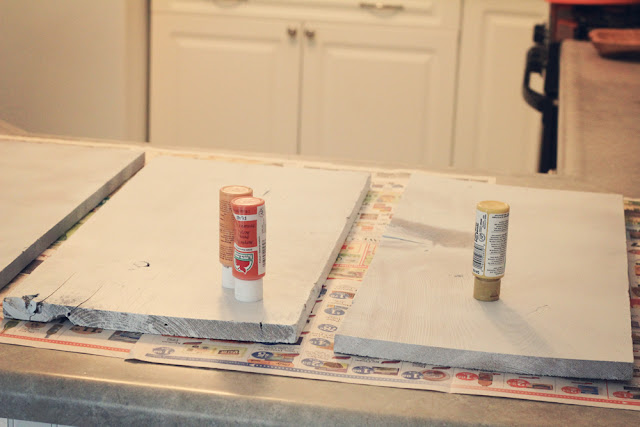 sassafras: painted layers wood sign :: diy