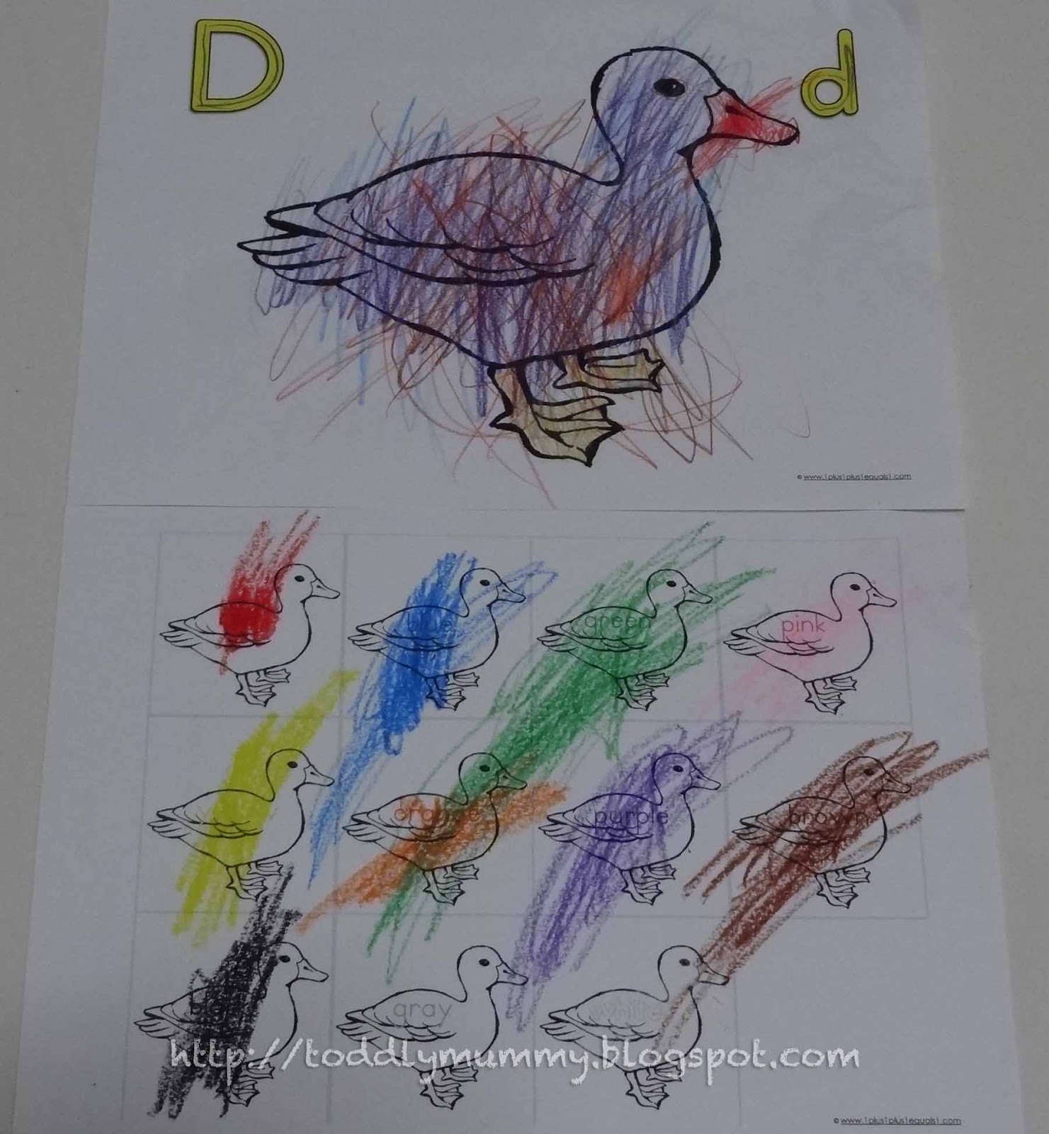 Singapore Family Blog | Toddly Mummy: Craft fun: Duck hat & headband