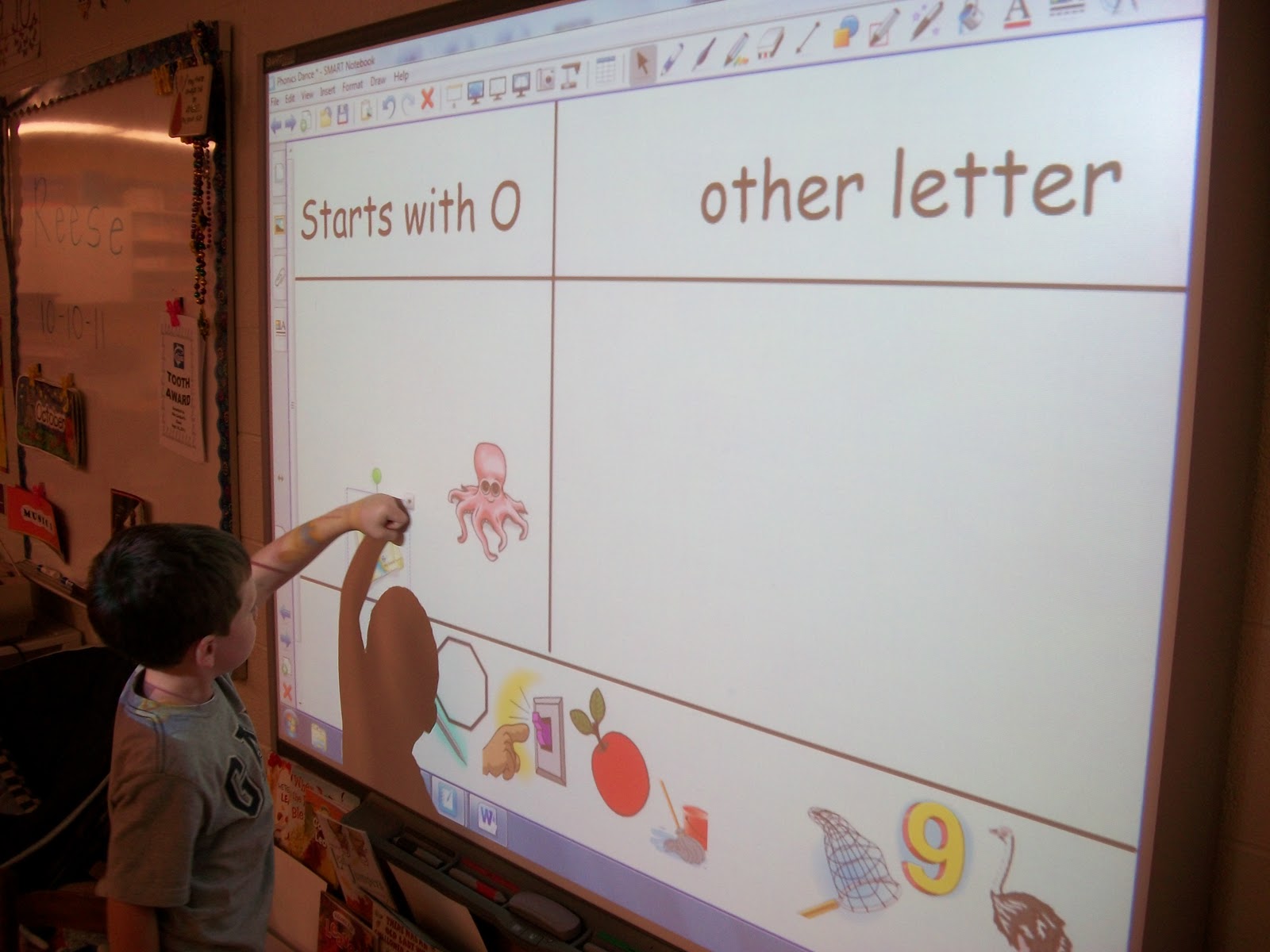 Keeping Up with the Kindergartners: The Letter O