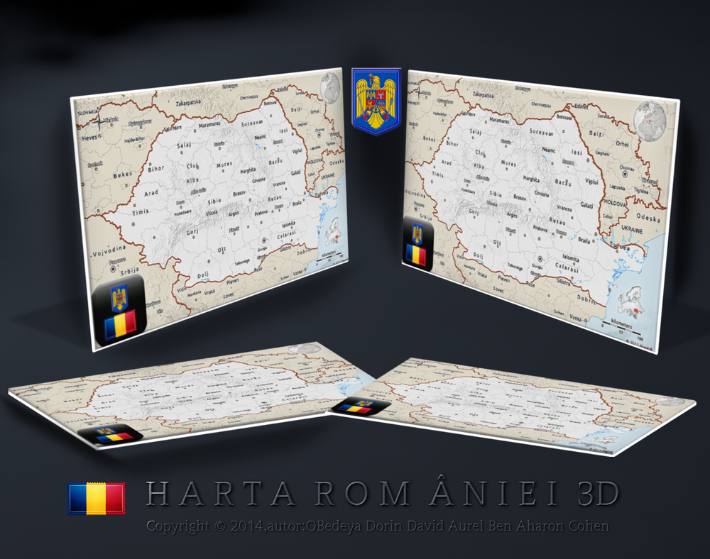 Harta României Grafică 3D Online - Blogger Buzz: Harta României ...