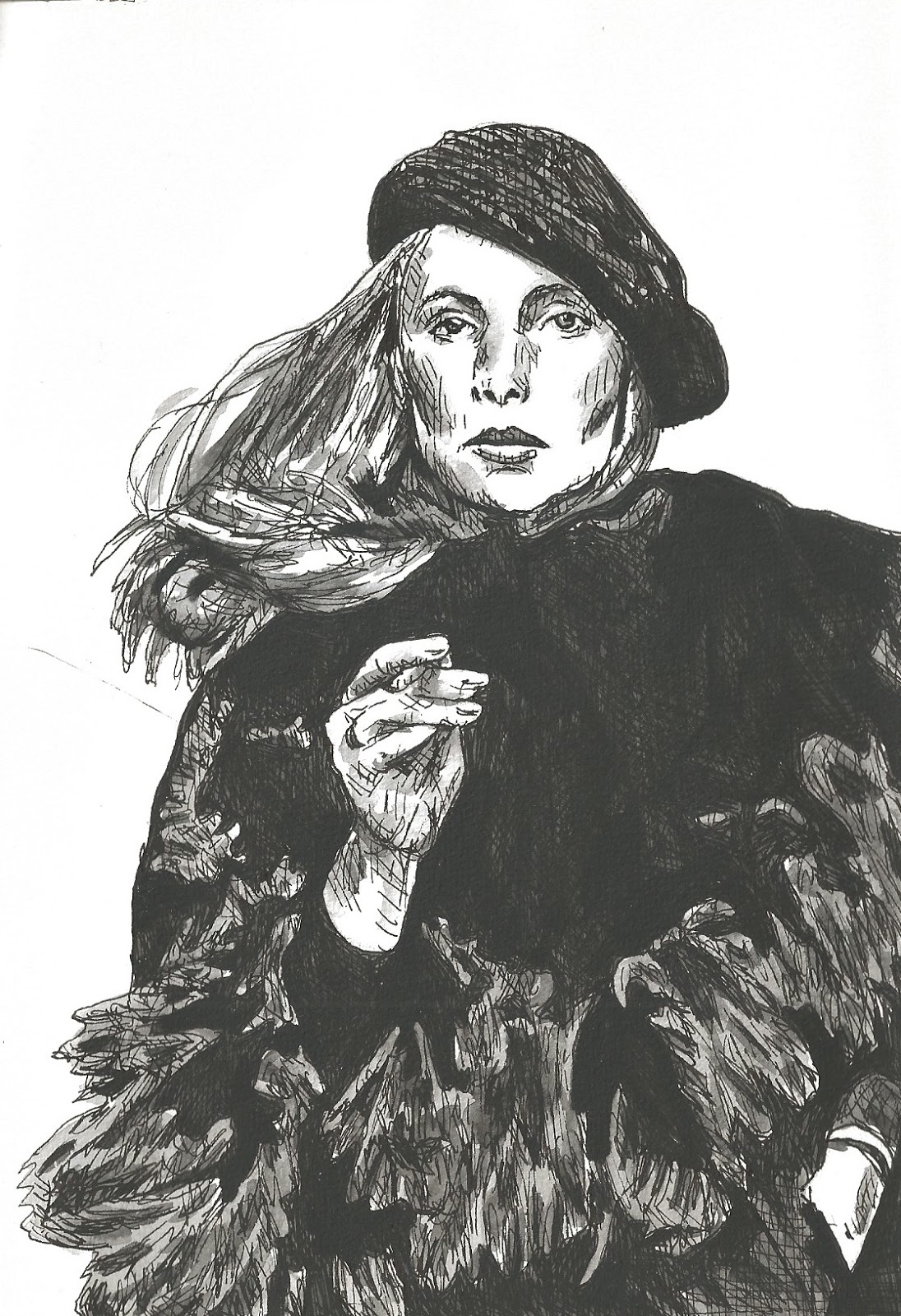 Mariana Santos: Joni Mitchell Drawing