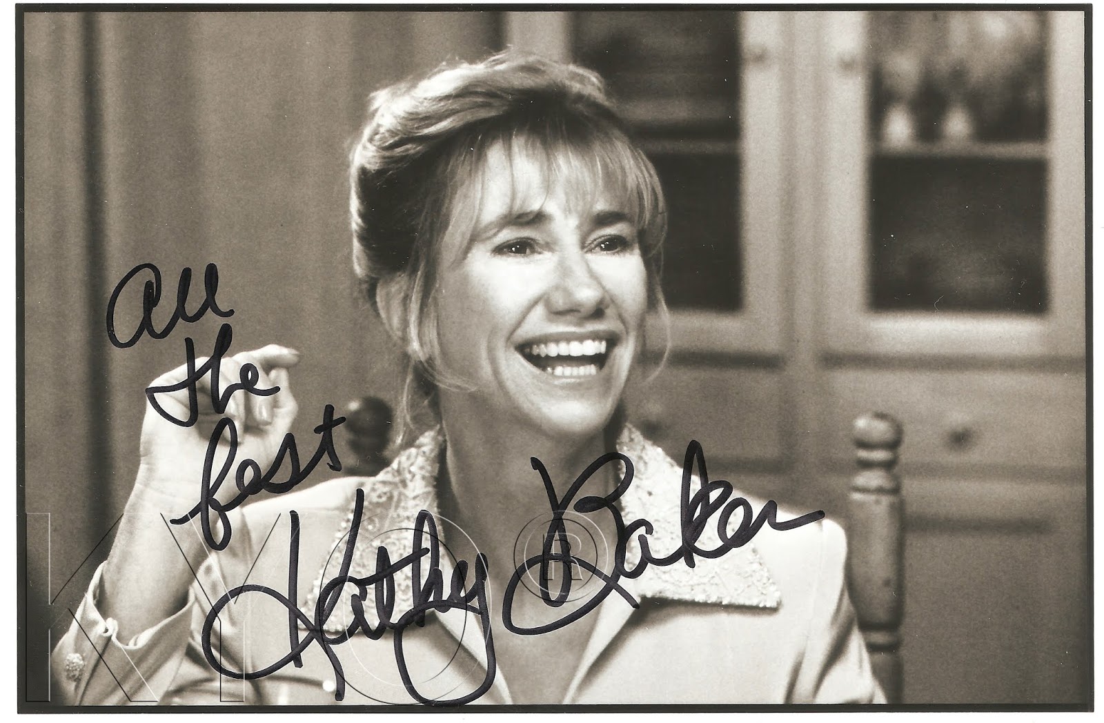 Chris Autographs: Kathy Baker