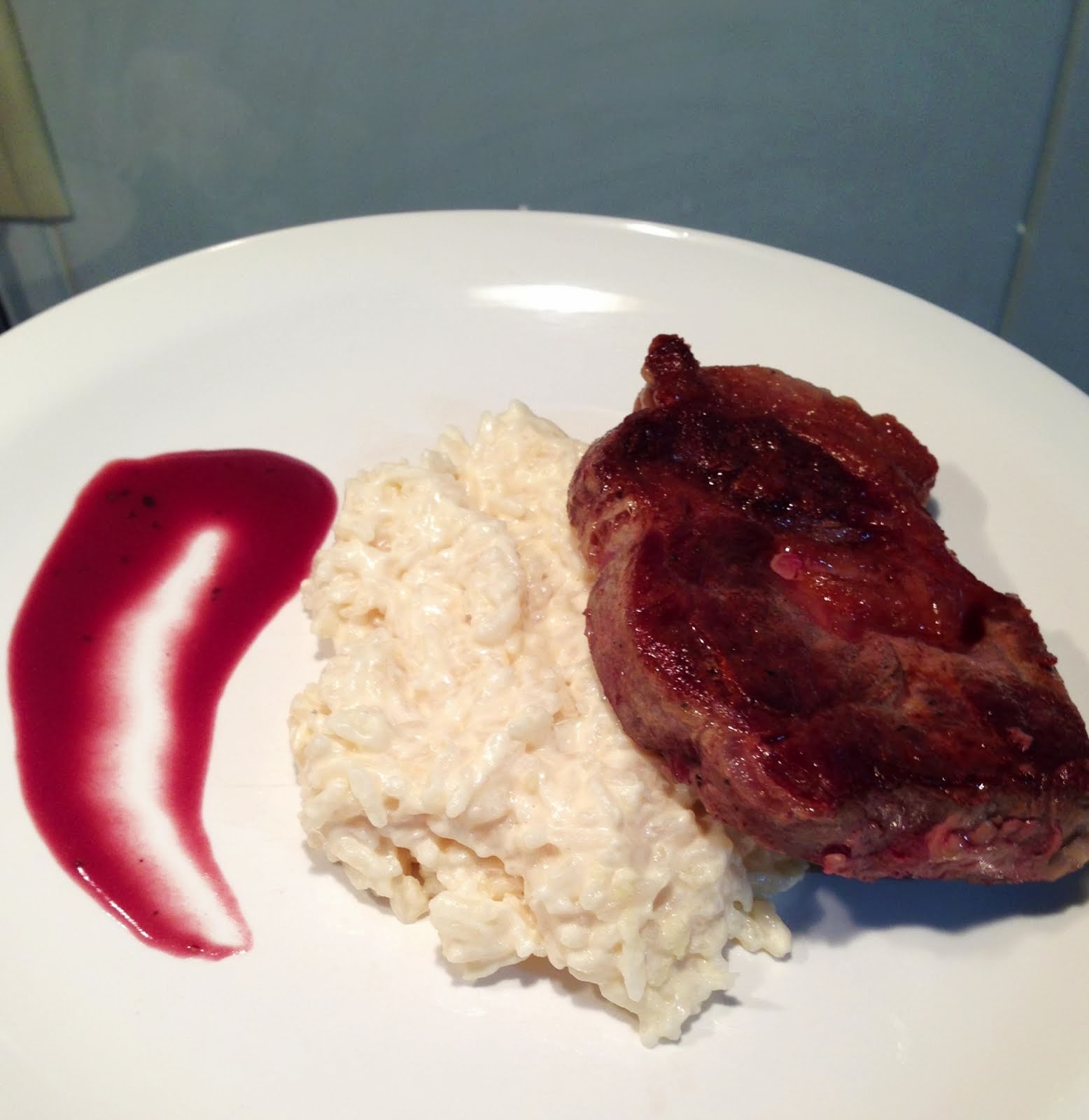 Reflexões & Receitas: Steak de contra filé, arroz piemontese e redução ...