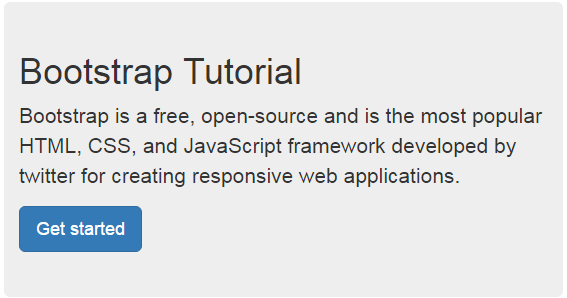 Sql server, .net and c# video tutorial: Bootstrap jumbotron
