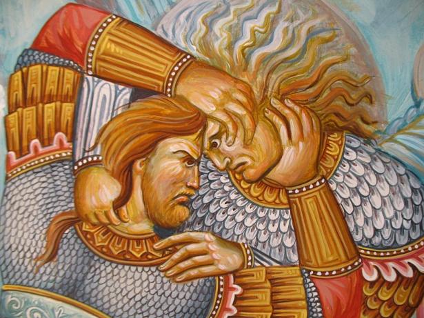 Σκέψεις και ζωγραφική -Τα ακριτικά έπη-: Ο ΔΙΓΕΝΗΣ ΑΚΡΙΤΑΣ