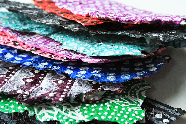 alisaburke: handmade paper