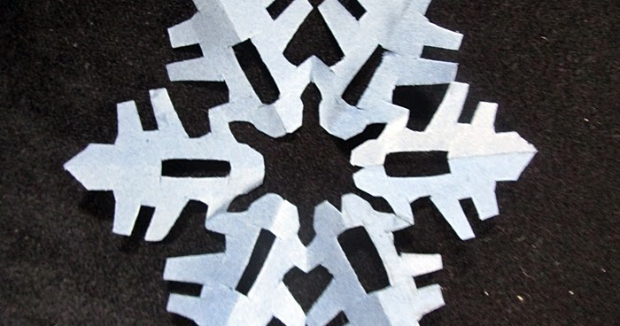 easy Artworks : How to Cut Snowflake
