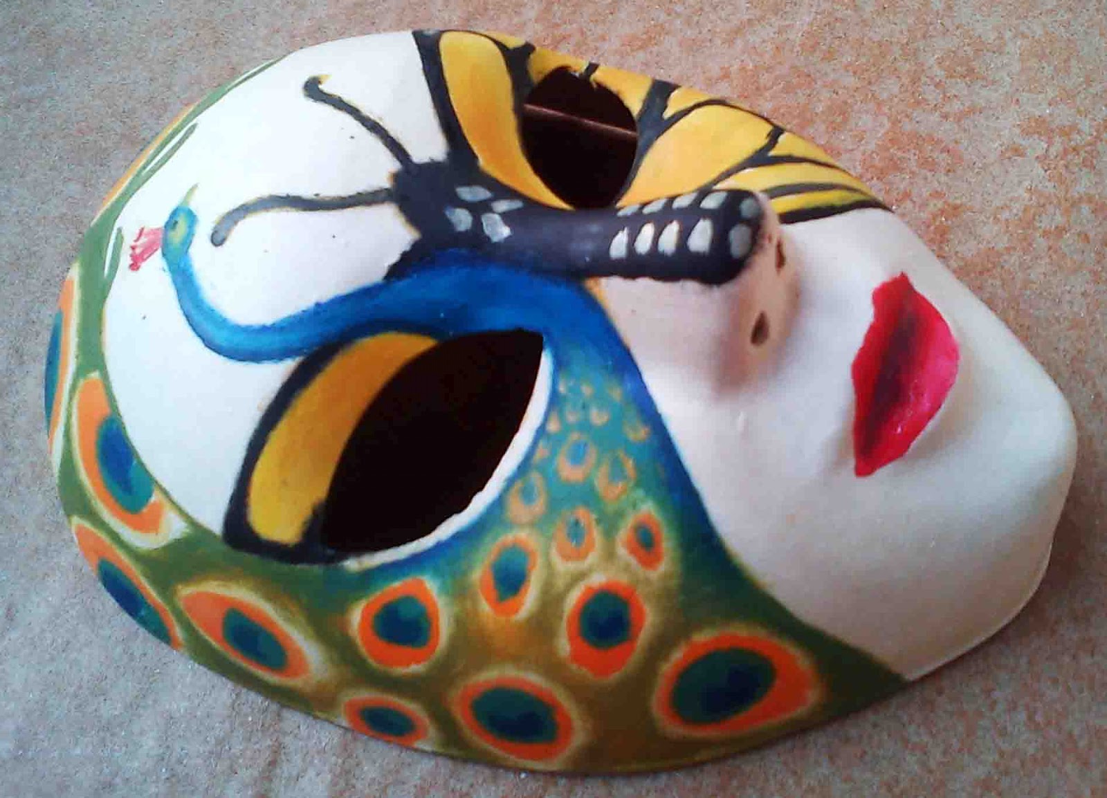 Bukancatatanpribadi: Kreasi Topeng Lukis Pertama!