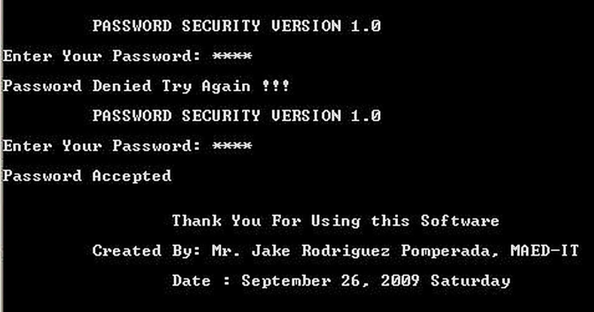 Free Programming Source Codes And Computer Programming Tutorials Password With Asterisk In C