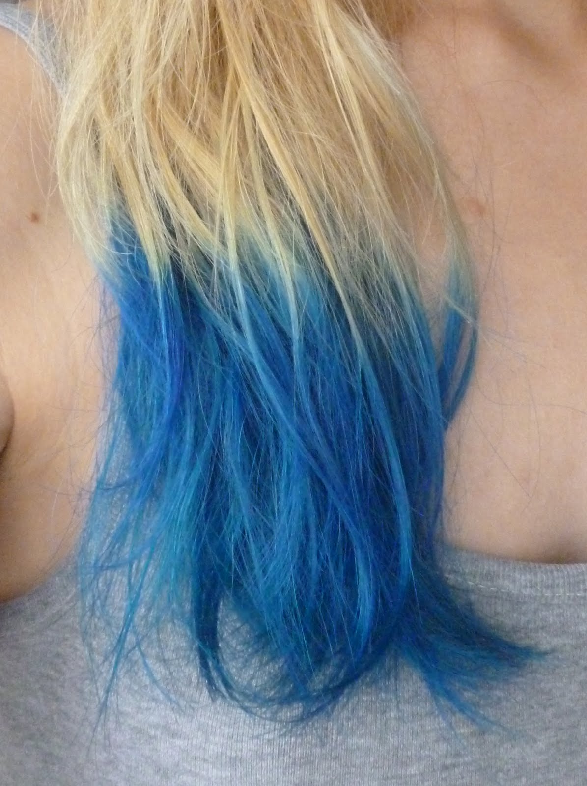 Welcome to the madness~: Blue dip dye~