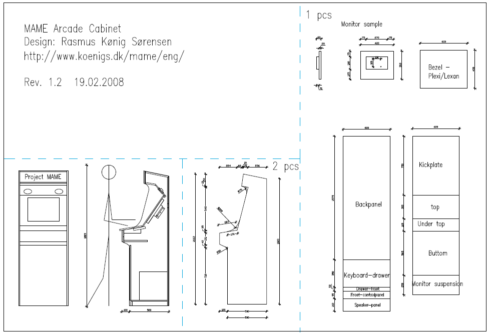 Construction d'une borne d'arcade: Lancement du projet