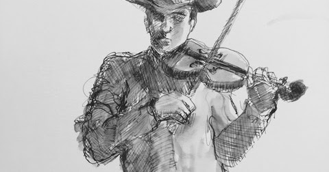 Connie Chadwell's Hackberry Street Studio: Cowboy Fiddler - original ...