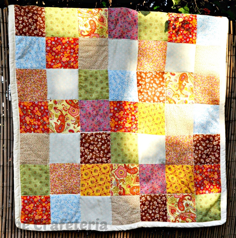 The Crafeteria: My First (and probably last) Quilt