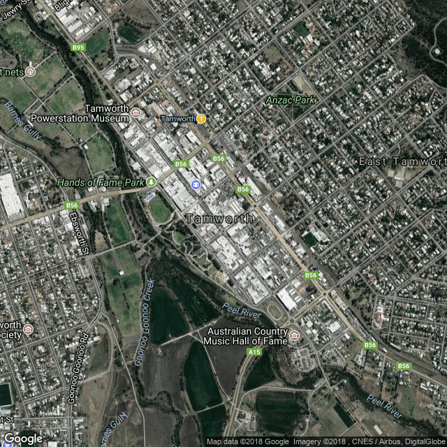 Tamworth Map Free Download