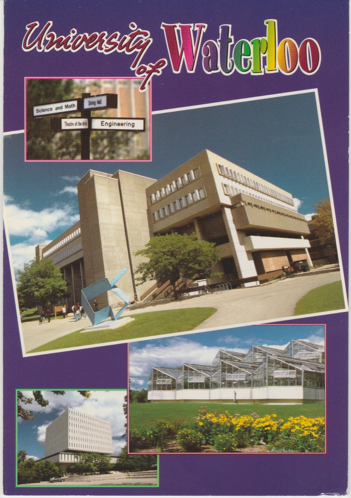 My Postcard and Cover Blog: Canada: University of Waterloo