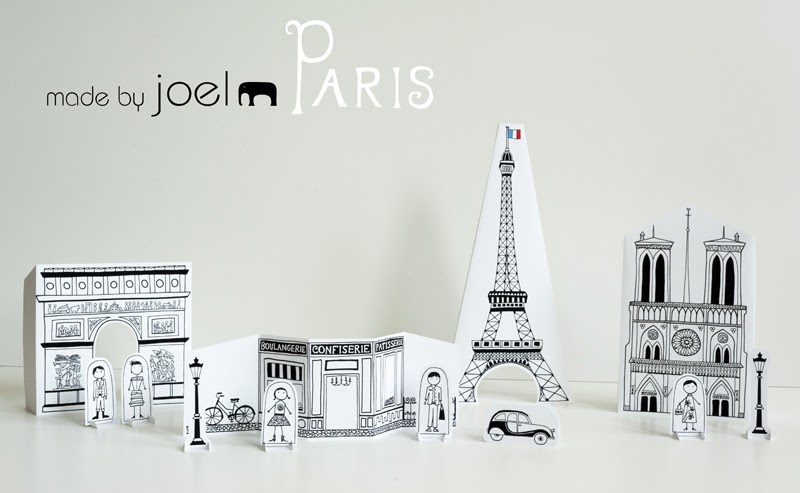 Pack Your Passport, Baby: Paper City Paris: Print, Cut and Play!